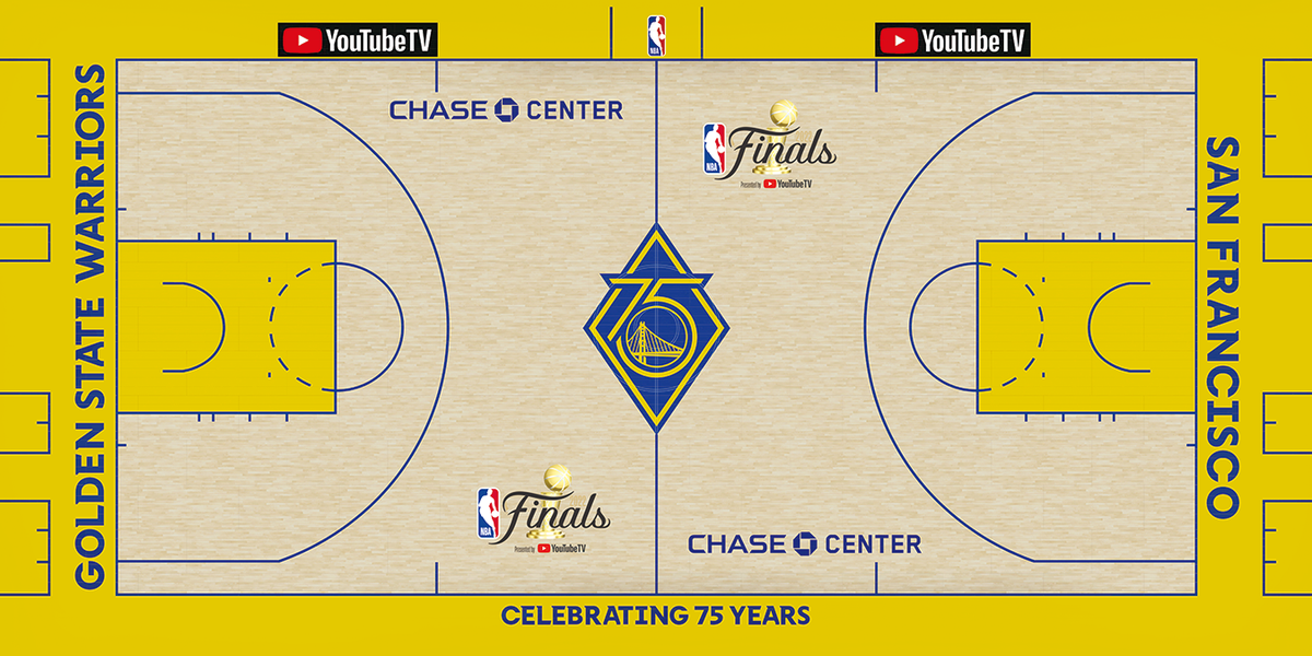 GSW 21/22 Playoff Final Court Desk Pad – XL Slam